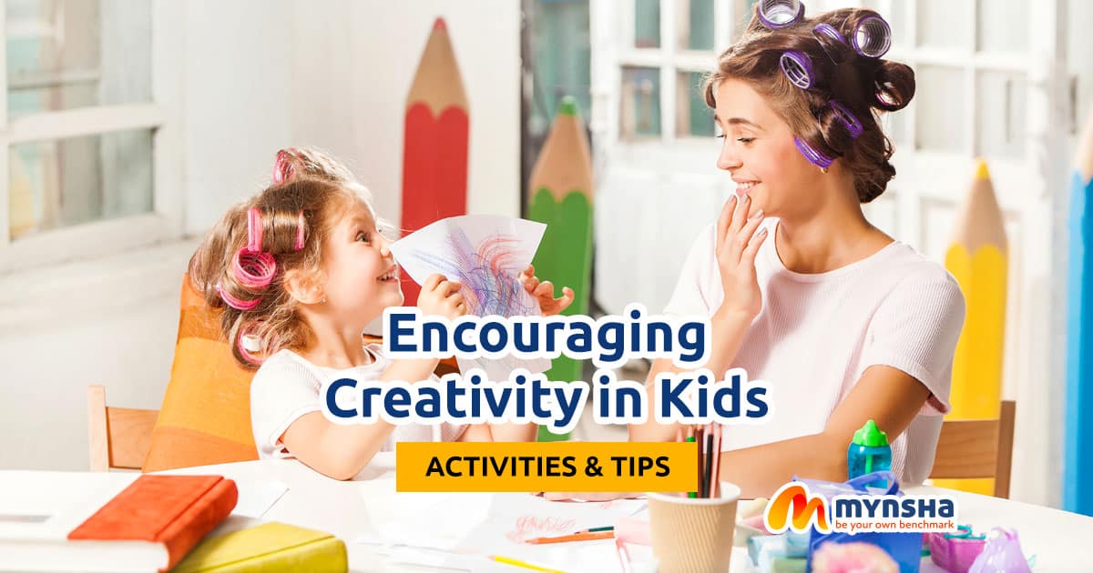 Tips & Activity on Encouraging Creativity in Kid's by Mynsha